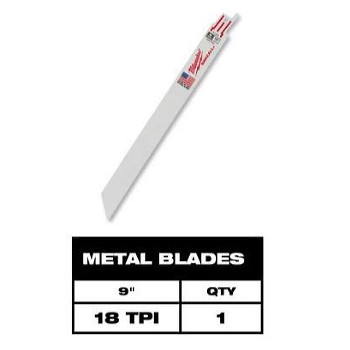 Milwaukee 49-22-1110 U 10 pc Sawzall Blade Kit with Case + 10 Free Blades