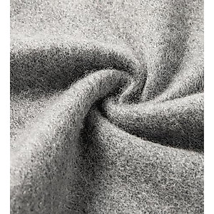 Villand Pure 100% Cashmere Scarf with Fringed Edges, Ultra Soft Large Cashmere Shawl Wrap for Women and Men (Gray)