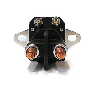The ROP Shop | Starter Solenoid w/ 2 Hole Bracket fits John Deere Sabre 14.542GS 1642HS 1742HS