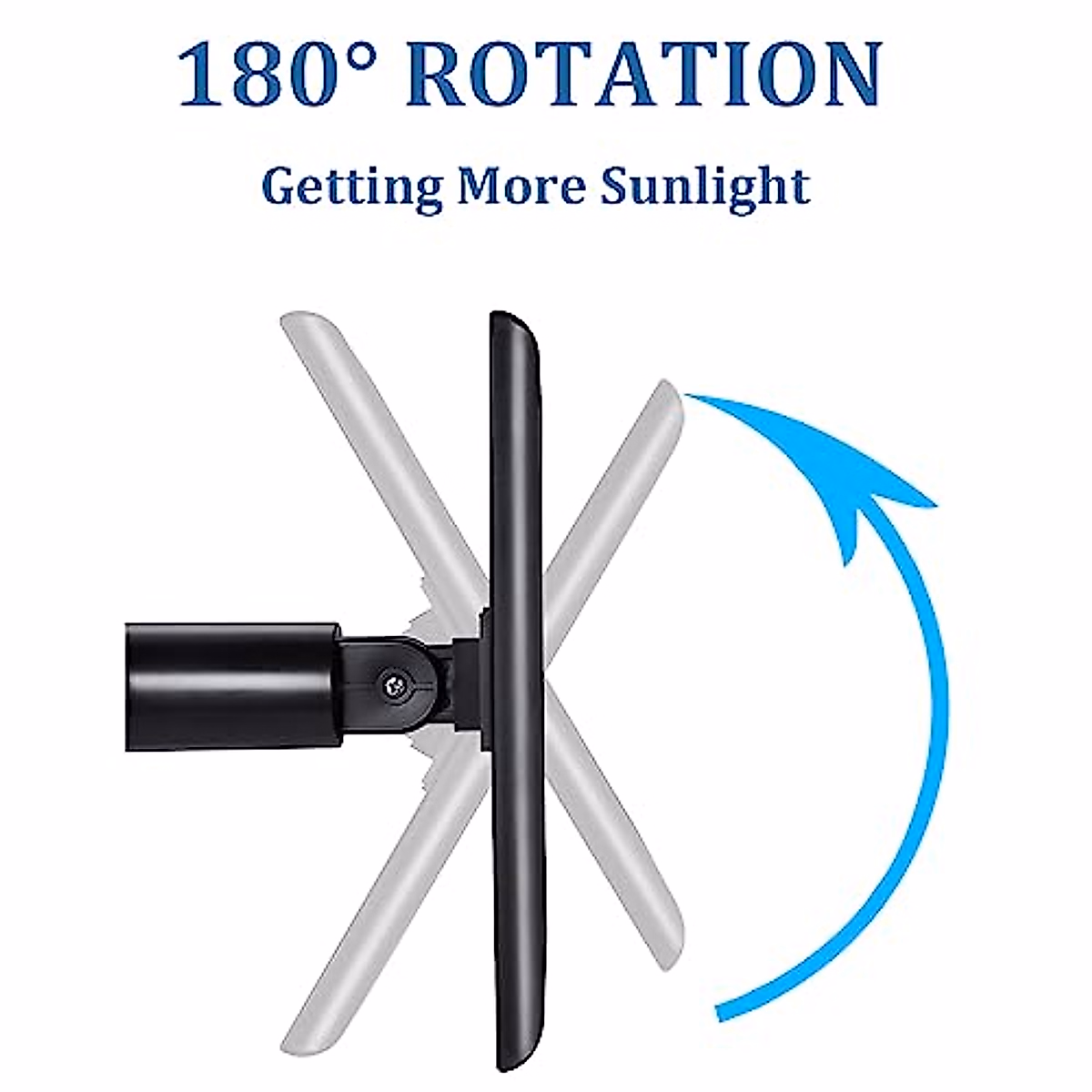 BOBUY Ring Camera Solar Panel Charger, 5V Solar Charger Compatible with Ring Spotlight Cam/Ring Stick Up Cam Battery Outdoor Wireless Ring Surveillance Camera, 16.4ft Cable (2 Pack, Black)