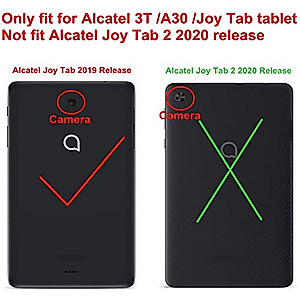 BMOUO Kids Case for Alcatel Joy Tab 8 2019/T-Mobile 3T 8 Tablet 2018/A30 Tablet 8 2017, Lightweight Kid-Proof Handle Stand Case for Alcatel Joy Tab 2019/Alcatel 3T 8 2018 / A30 8 inch 2017 - Blue