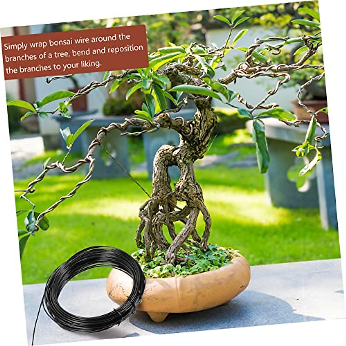 EXCEART 2 Sets Aluminum Wire Set DIY Kits Green Wire Hand Molding Kit Green Suits Weaving Kit Greenery Gardening Supplies Plants Support Wire Plants Support Rack Metal Green Plants Copper