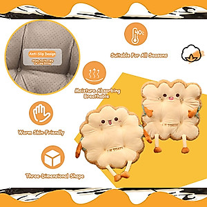 SRHWBF Toast Seat Cushion Cute Chair Pillow Pads Memory Foam Chair Cushion Gaming Chair Office Home Bedroom Restaurant Decor Non Skid Soft Comfy Thick (Angry)