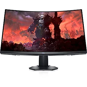 Dell S2722DGM 27" Curved Widescreen WQHD 1440p (2560 x 1440) 165Hz 1ms VA LED AMD FreeSync Gaming Monitor, 1 x Display Port + 2 x HDMI Ports - BROAG USB Extension Cable