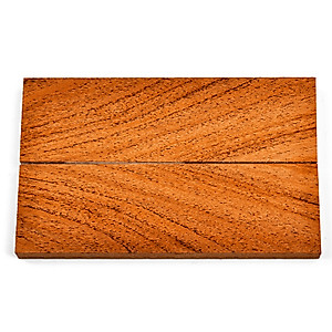 Texas Knifemakers Supply Honey Mesquite Wood Knife Handle Block (Each Piece is Unique) 5" x 1-5/8" x 1-1/4"