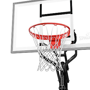 Spalding 54" Tempered Glass U-Turn In-Ground Basketball Hoop