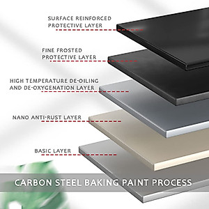 Knownyou Under Sink Storage, Pull Out Cabinet Organizer, 2 Tier Slide Out Sliding Shelf for Kitchen Bath (Black)