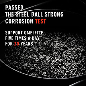 MSMK 11 Piece Induction Pots and Pans Cookware Set, Each Ridge Nonstick, Oven Safe to 700 ℉, PFOA Free Non-Toxic