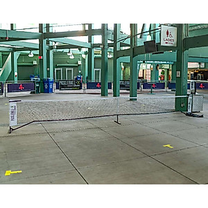 Franklin Sports Pickleball Net - Portable Outdoor Pickleball Net System - Official Regulation Size 22' Foot Pickleball Net with Travel Bag - Portable Pickleball Court Net for Official Size Court