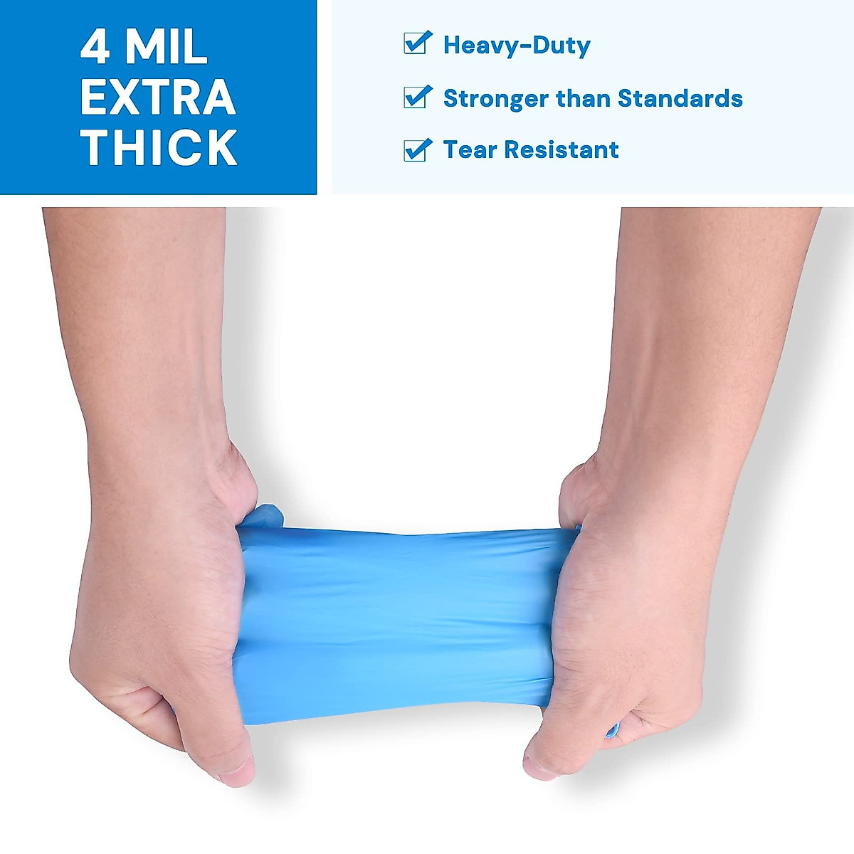 EDI Disposable Vinyl Gloves Large, 100 pcs (Blue)