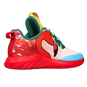 Soulsfeng Mens Tennis Shoes Lightweight Breathable Fashion Sneakers Sports Athletic Running Shoes for Men Flamingo Red Size 15