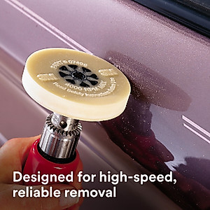 3M Stripe Off Wheel – Adhesive Remover – Eraser Wheel – Removes Decals, Stripes, Vinyl, Tapes and Graphics – 4” diameter x 5/8” thick – 07499 – Pack of 1