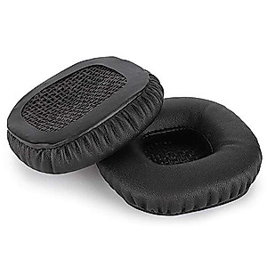 2Pcs Foam Earpads Soft Replacement Ear Pads Earphone Sleeve Cushion Memory Sponge Earpads Suitable for Marshall Major II Headphones(Black)