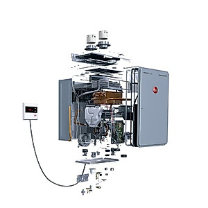 Rheem Prestige Condensing Tankless Indoor Natural Gas Water Heater 6.8 GPM - RTGH-68VLN-2