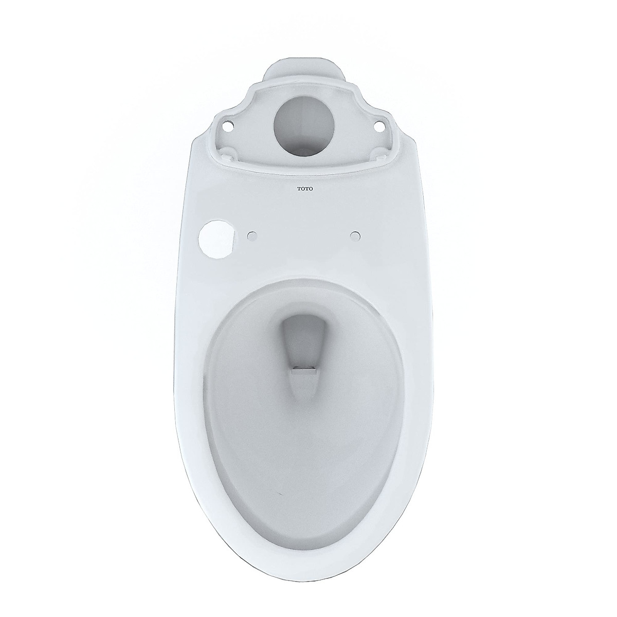 TOTO Drake Elongated TORNADO FLUSH Toilet Bowl, WASHLET+ Ready, Cotton White - C776CEGT40#01