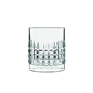 Luigi Bormioli 12328/02 Mixology 12.75 oz Charme DOF Double Old Fashioned Glasses (Set of 4), Clear