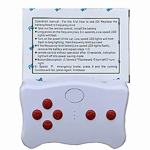 wellye RX43 (RX23) 12V Kids Powered Ride on car 2.4G Bluetooth Remote Control and Receiver Kit Controller Control Box Accessories for Children Electric Ride On Car Replacement Parts