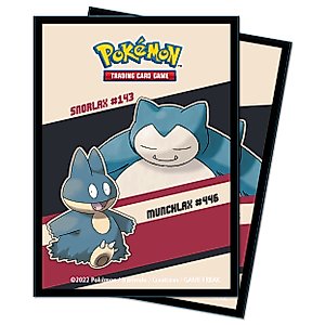 Pokemon Snorlax & Munchlax 65ct Deck Protectors