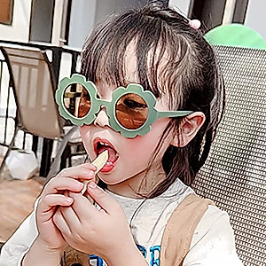 SOTOGO 2 Pieces Little Girls Crossbody Bag Princess Purse Set Toddler Purse Cute Kids Handbag Fashion Sunglass for Girls