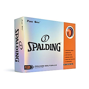 Spalding Pure Spin 12 Ball Pack - Orange