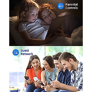 Mesh WiFi System for Whole-Home, 3-Pack Mesh Router, Up to 5,000 Sq.ft. Coverage, Router Replacement, Parental Controls, Seamless Roaming, Guest Network