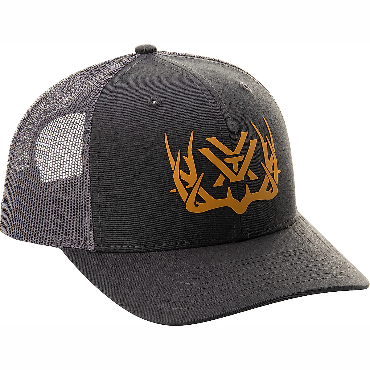 Vortex Optics Silicone Weld Full Tine Mesh Snap Back Caps (Charcoal)