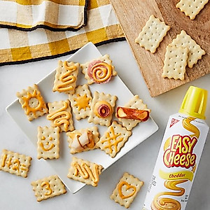 Easy Cheese Cheddar Cheese Snack, 12 - 8 oz Cans