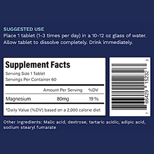 Active H2 Ultra Hydrogen Water Tablet - Optimize Health, Support Immunity, and Balance Antioxidants with Benefits of Molecular Hydrogen (1 Bottle, 60 Tablets)