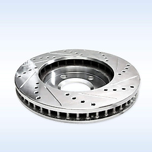 Power Sport Front Brakes and Rotors Kit |Front Brake Pads| Brake Rotors and Pads| Semi Metallic Brake Pads and Rotors - BLCF.68001.03