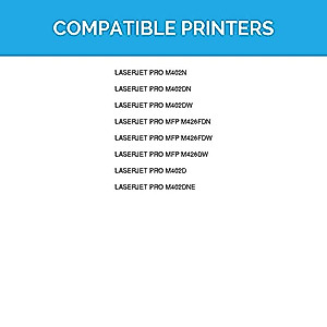LD Products Compatible Replacement for HP 26X Toner Cartridge CF226X 26A CF226A for Laserjet Pro M402d M402dn M402dne M402dw M402n MFP M426fdw M426fdn MFP M426dw (High Yield Black, 4-Pack)