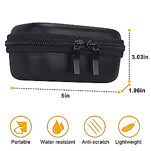 Elonbo Hard Carrying Case for Sennheiser Momentum True Wireless 3/2 / 1 Bluetooth in-Ear Headphones Consumer Audio Noise Cancellation Earbuds, Extra Interior Mesh Pocket Fits Charging Cables, Black