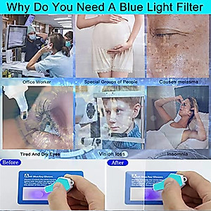 i-Tensodo 2 Pack 14 inch Anti Blue Light(Matte) Screen Protector for Dell Inspiron 7420 7425 Multi-Touch 2-in-1 Laptop, Dell Inspiron 14 5420 5425 2-in-1 Touchscreen Laptop, Blue Light Blocking & Anti Glare Screen Filter