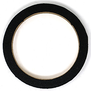 Nippon America 8 Pieces 6.5 Inch MDF Wood Speaker Spacer Rings with Black Carpet 4 Pairs -RING-065Cbk