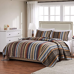 Greenland Home Barefoot Bungalow Durango Quilt Set, Full/Queen, Natural,GL-1603NMSQ, 3-Piece