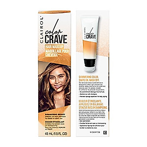 Clairol Color Crave Temporary Hair Color Makeup, Shimmering Bronze Hair Color, 1 Count