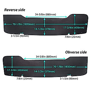 7BLACKSMITHS Dually Bed Inner Fender Liner Left Right Rear Set Compatible with 1999-2010 F350 F450 Two Parcels Delivered