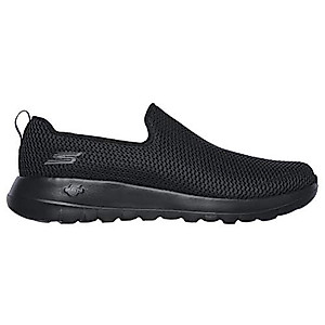 Skechers mens Go Max-athletic Air Mesh Slip on Walking Shoe, Black, 14 X-Wide US