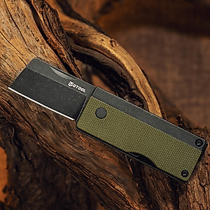 OKNIFE OTACLE Foldable Multifuction Pocket Knife, 1.65in 154CM Steel Stonewashed Blade for Pocket Knife and Bottle Opener