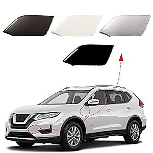 CZShiYue Front Bumper Tow Hook Cover Fit for Nissan X-Trail T32 Rogue 2017 2018 2019 2020 Towing Eye Cap 622A0-6FL0H (Silver, Left Driver Side)