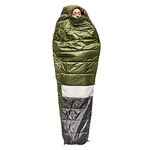 Sierra Designs Shut Eye 20 Degree Sleeping Bags - SierraLoft Synthetic, Mummy Style Camping & Backpacking Sleeping Bags for Men & Women, Stuff Sack Included