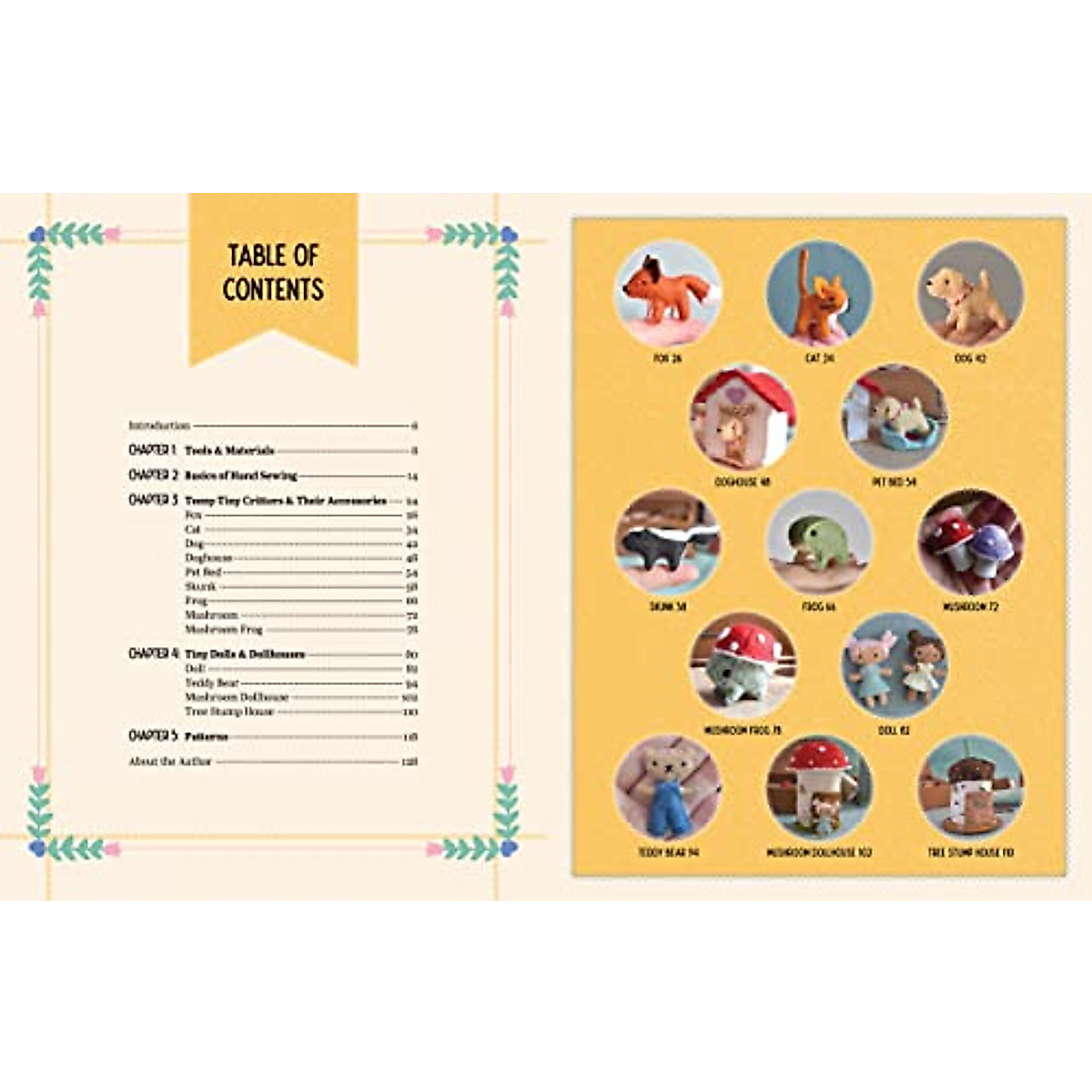 Tiny Felt Cuties & Creatures: A step-by-step guide to handcrafting more than 12 felt miniatures--no machine required (Sew Cute!, 2)