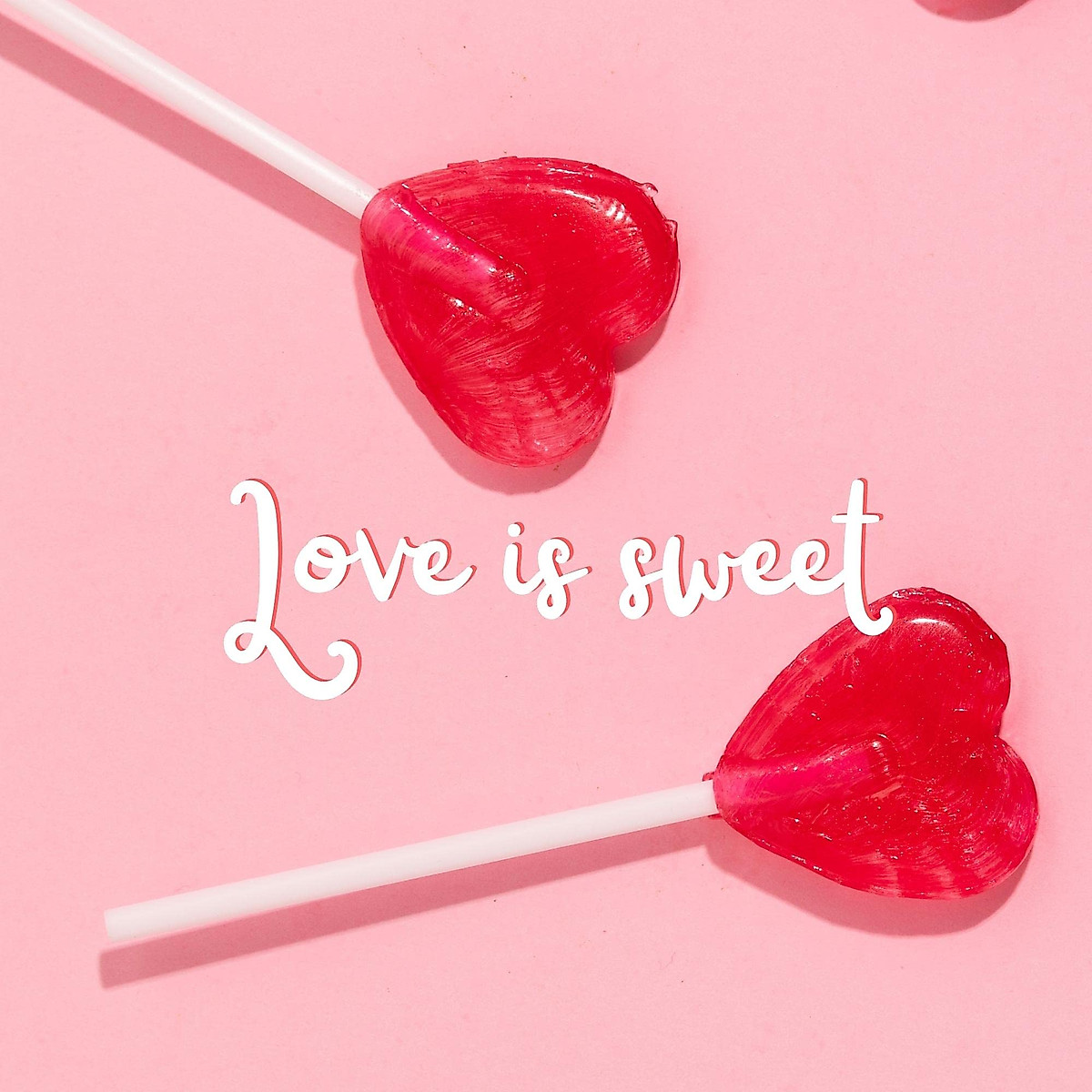 Snacktery Heart Lollipops - 28 Count - Heart-Shaped Valentines Lollipops - Red Valentine Suckers - Strawberry Flavored Heart Suckers - 12 Ounce