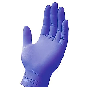 The Safety Zone ® Powder Free Indigo Nitrile Gloves, Case of 1,000 Gloves (Small)