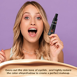 Antique Beauty Eyeshadow Primer, 24- Hour Long Lasting, Smudge Proof, Waterproof, Eye Base Make Up, Suitable For All Skin Tones / 1 Count, 15 g /