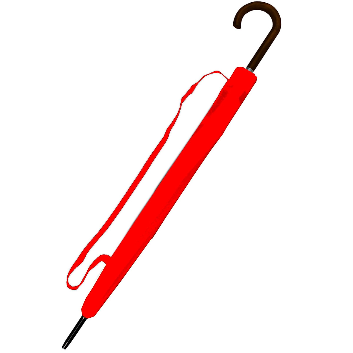 60MPH Windproof 24 Rib Large Strong Rainbow Umbrella - XL Automatic Heavy Duty Golf Umbrella For Rain and Wind - 3 Layer Frame - Wooden Hook Handle - Best for Most Ribs