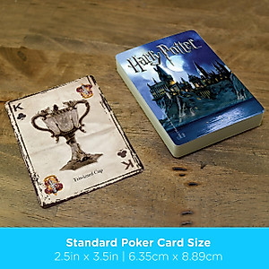 AQUARIUS Harry Potter Playing Cards - HP Themed Deck of Cards for Your Favorite Card Games - Officially Licensed Harry Potter Merchandise & Collectibles