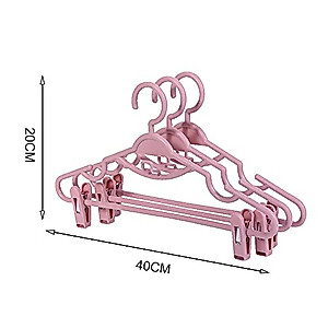 10pcs Plastic Clothes Hangers Non-Slip Skirt Organizer for Sleeveless Tops Pants Skirts