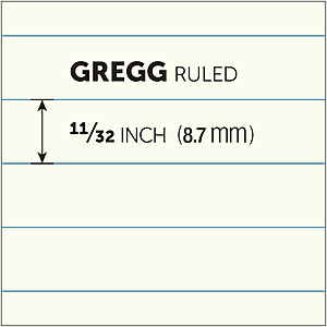 Office Depot(R) Steno Books, 6in. x 9in., Gregg Ruled, 70 Sheets, Green Tint, Pack Of 12