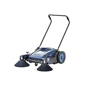 Industrial Sweeper,Floor Sweeper Manual,Street Sweeper,Just Walk and Push - 14.5 Gallon Capacity, 40.1" Sweeping Width, Sweeps 41500 Square Feet/Hour,for Shop/Workshop/Farm/Warehouse/Road (55)