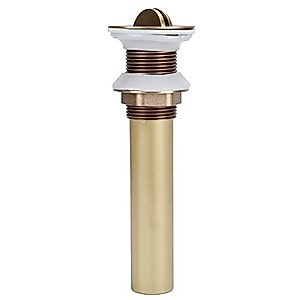 Walfront Antique Flap Hole Sink Drain with NonOverflow Wash Basin Drainer Stopper Accessory for Home Toliet Hotel Bathtub(Without Hole), Launching Accessories